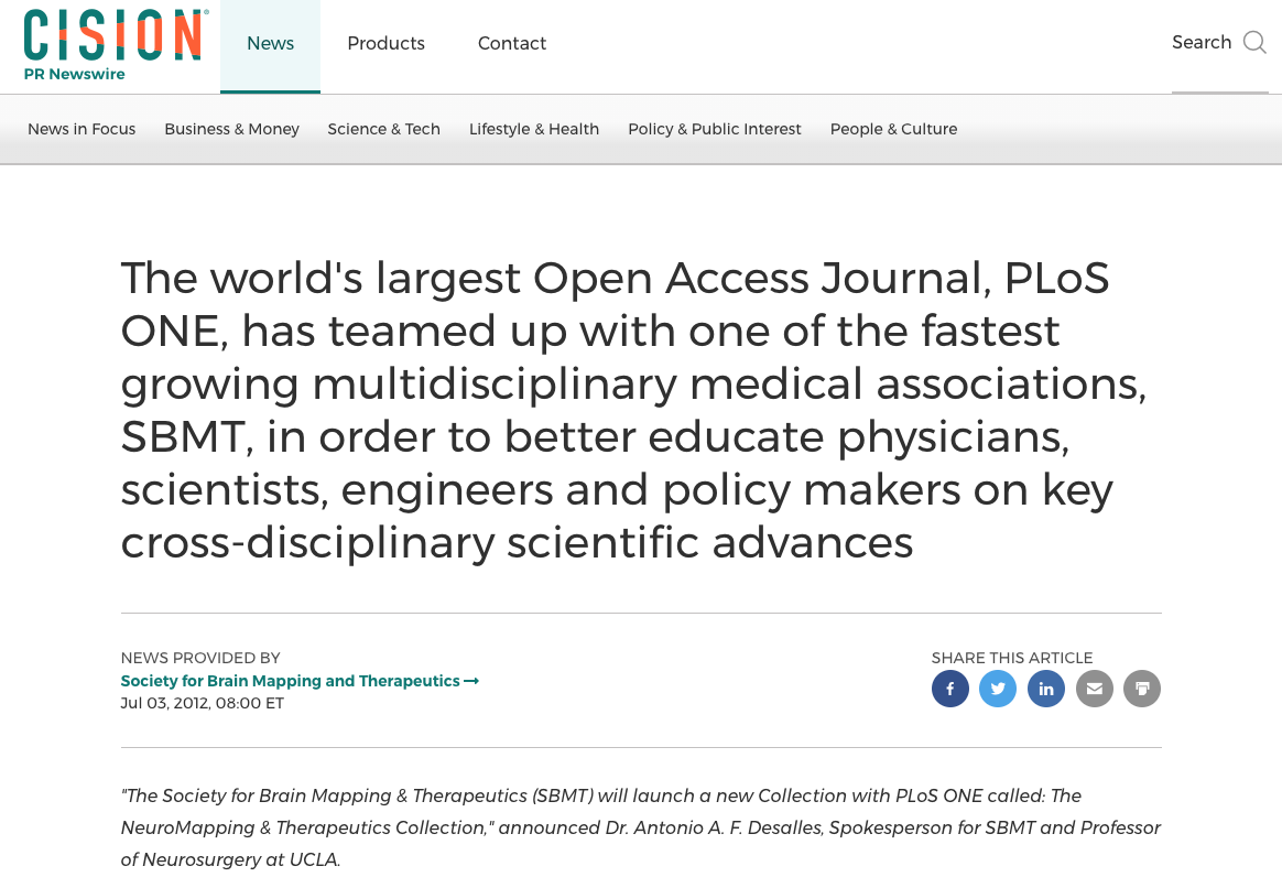 The world’s largest Open Access Journal, PLoS ONE, has teamed up with ...